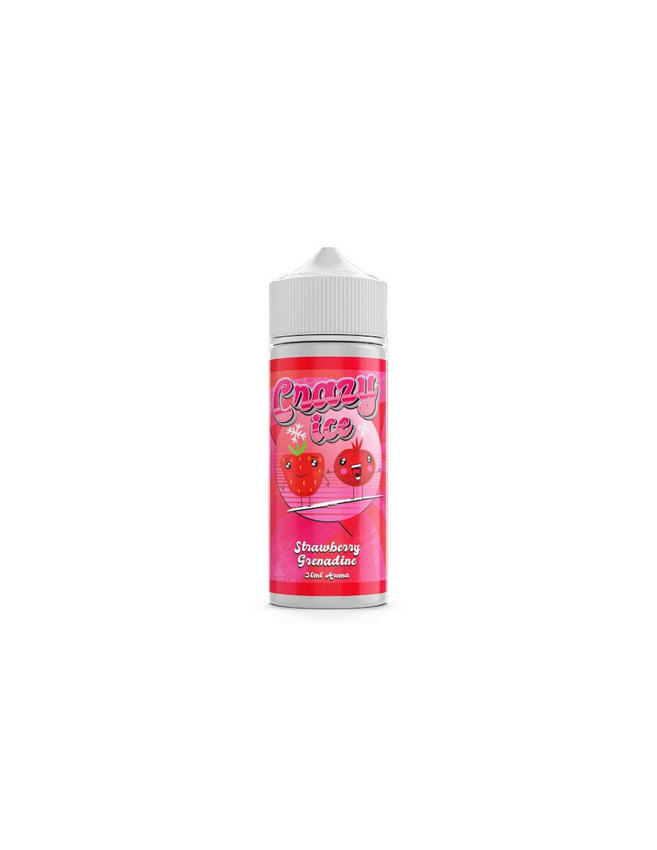 Steam City Flavor Shot Crazy Ice 120ml 1τμχ Strawberry Grenadine ...