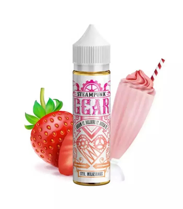 Steampunk Gear Strawberry Milkshake 20/60ml Μιλκσέικ Φράουλα | Skroutz.gr