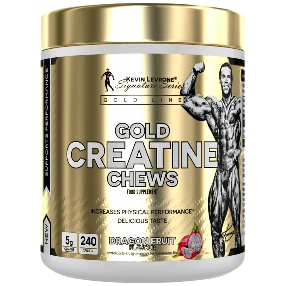 Kevin Levrone Gold Line - Creatine Chews Dragon Fruit 240 file ...
