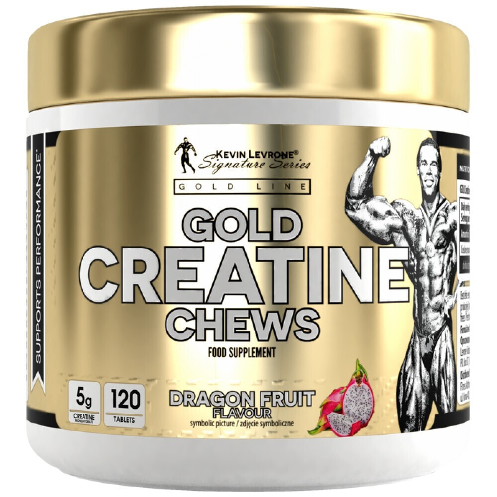 Kevin Levrone Gold Line - Creatine Chews Dragon Fruit 120 ...