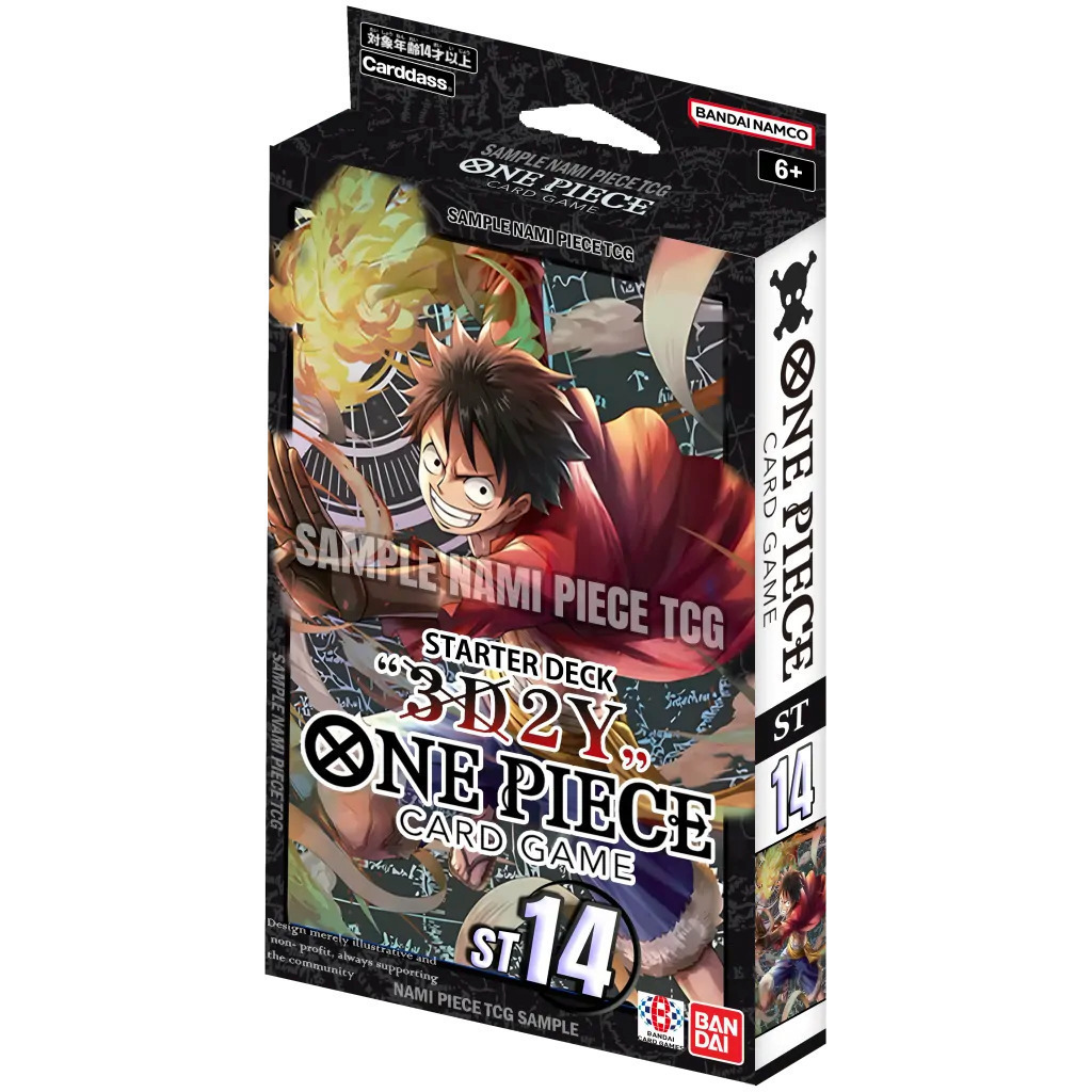 Namco - Bandai Starter One Piece Μονές Κάρτες ST-14 Starter Deck "3D2Y ...