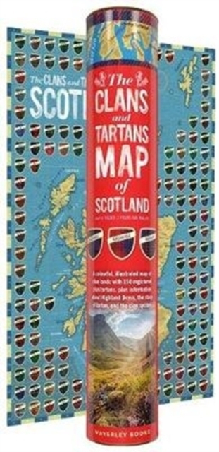 Clans And Tartans Map of Scotland | Skroutz Βιβλία