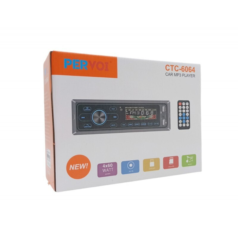 PerVoi Ηχοσύστημα Αυτοκινήτου 1DIN (Bluetooth/USB) CTC-6064 | Skroutz.gr