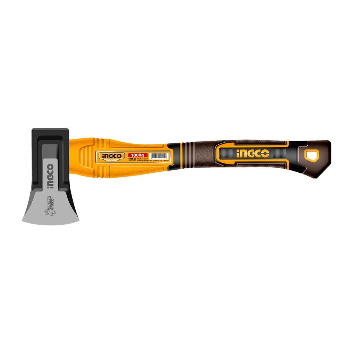 Ingco HAX0811000F Axe Splitting Length 43cm and Weight 1000gr with ...