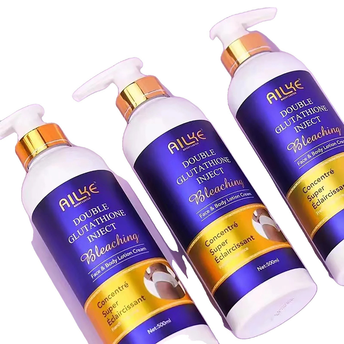 Ailke Skincare Set Dark Spot Corrector Double Glutathione Serum 3pack ...