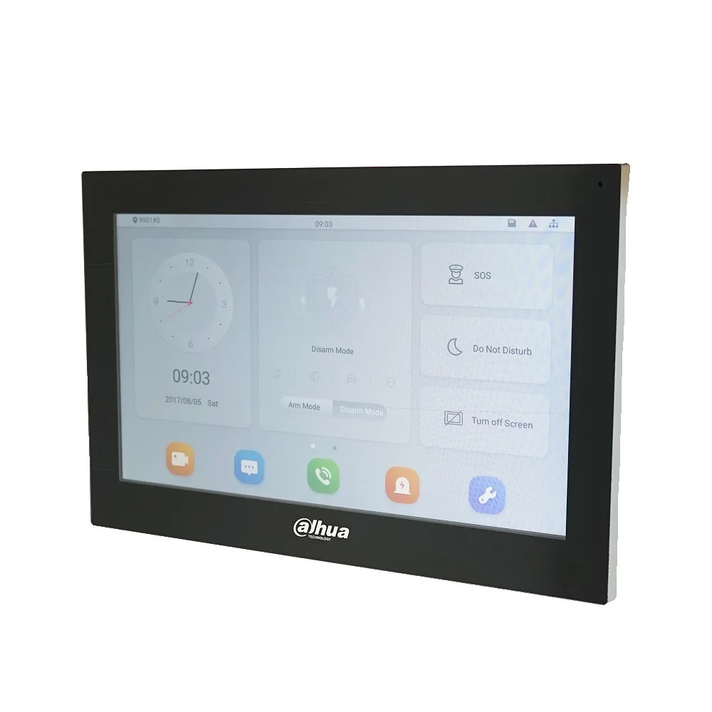 Dahua 10-inch Video Intercom Monitor Color Touch Screen Wired ...