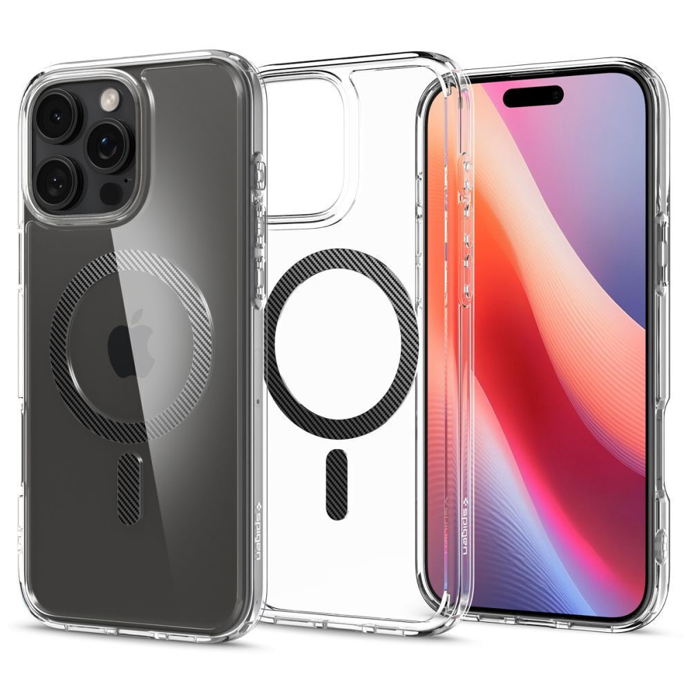 Spigen Ultra Hybrid MagFit Back Cover Πλαστικό / Σιλικόνης Carbon Fiber ...
