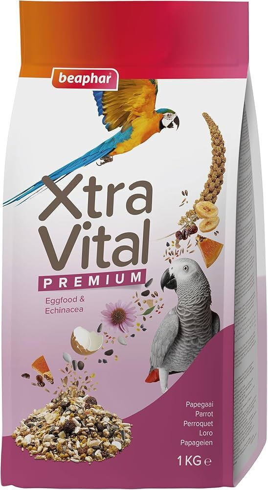 Τροφή Μεγάλους Παπαγάλους Beaphar Xtra Vital Vitamin 1kg | Skroutz.gr