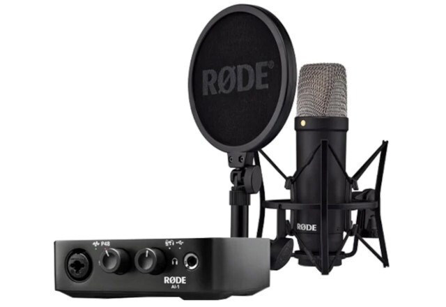 Rode Πυκνωτικό Μικρόφωνο XLR NT1 Signature + AI-1 Studio Kit MK2 ...