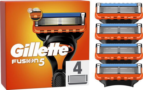 Gillette Fusion5 Razor Blades 4-pack Ultimate Comfort A Smooth Precise ...