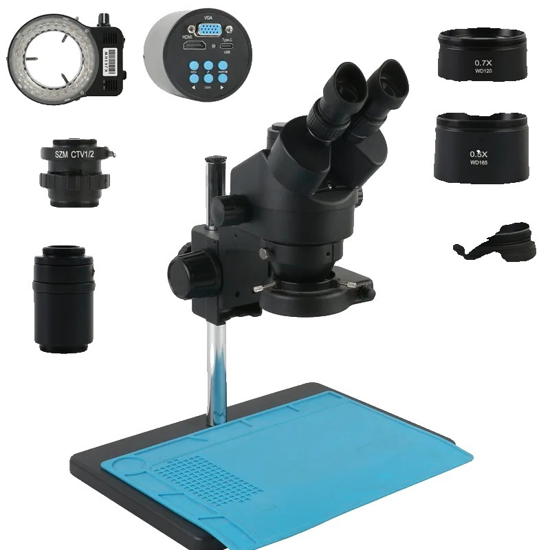 Stereo Microscope 7x-45x Magnification High-definition Led Illumination ...