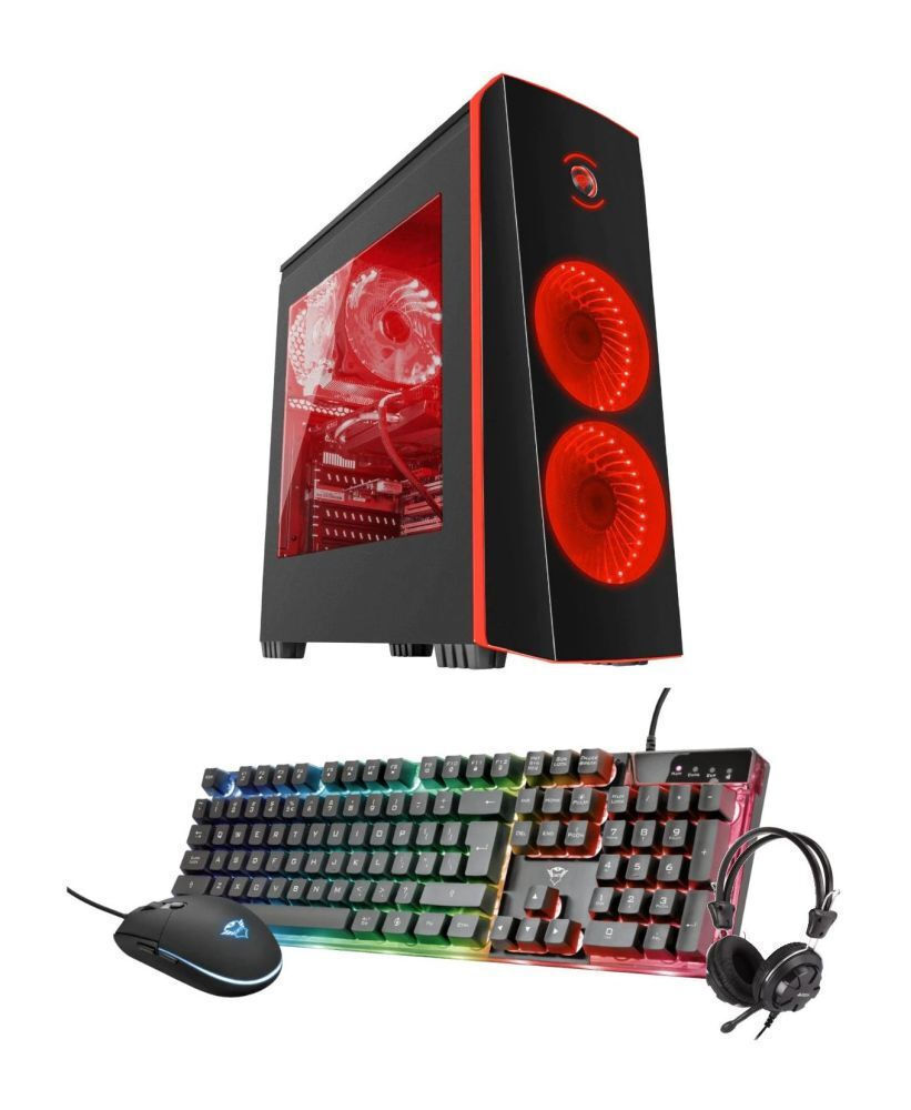 Smart PC Red Titan Gaming Desktop PC (i7-10700/8GB DDR4/480GB SSD ...