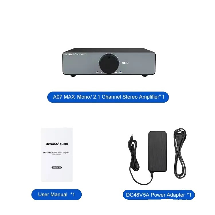 Aiyima A07 Max Power Amplifier 300w X 2 Output Low Distortion Wide ...