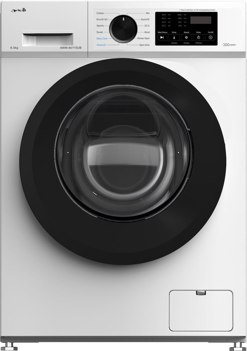 Arielli Πλυντήριο Ρούχων 6kg 1000 Στροφών Delayed Start AWM-60115UB ...