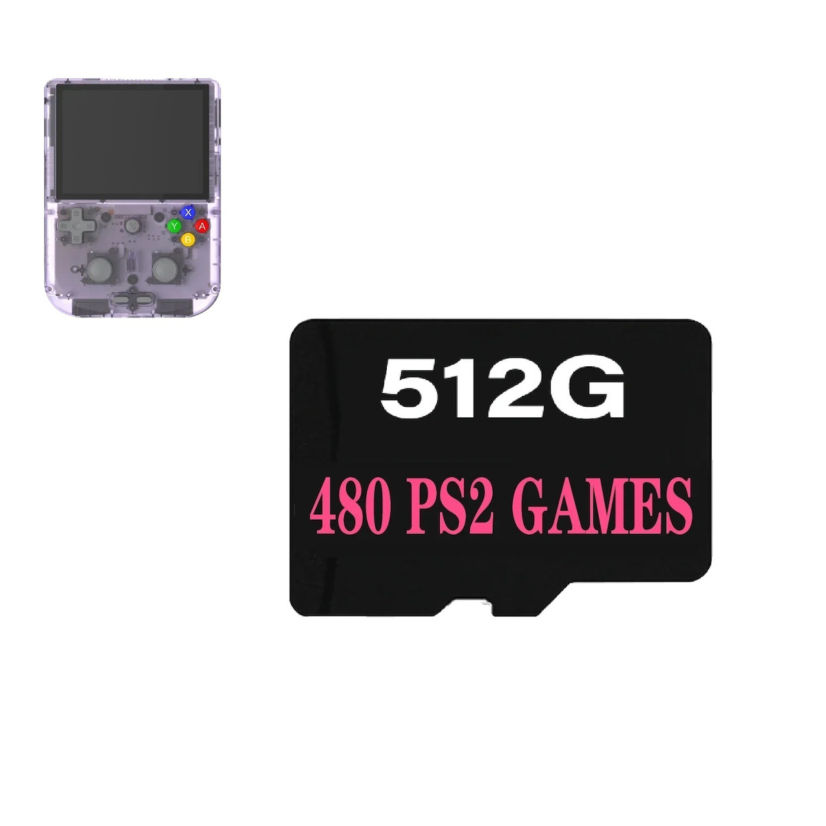 Anbernic Rg405v Handheld Console 512g Storage Capacity 75000 Built-in ...