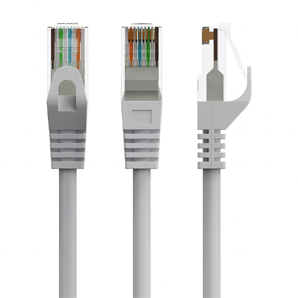 Cablexpert U/UTP Cat.6 Καλώδιο Δικτύου Ethernet 2m Γκρι 1τμχ (PP6U-CU-2M) | Skroutz.gr