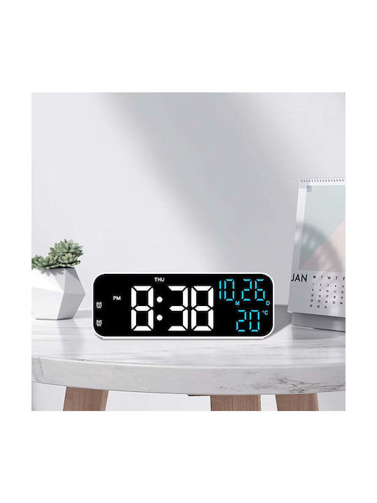 Decorative Digital Clock Large Led Screen Alarm Temperature Display ...