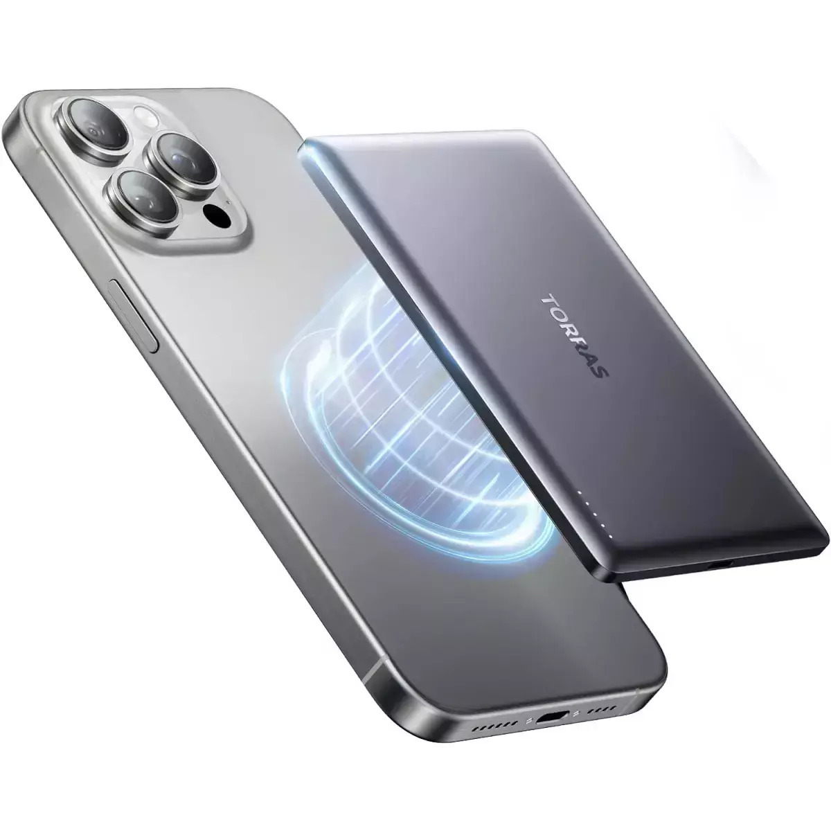 Torras Ultra Thin MagSafe Power Bank 5000mAh 18W Γκρι | Skroutz.gr