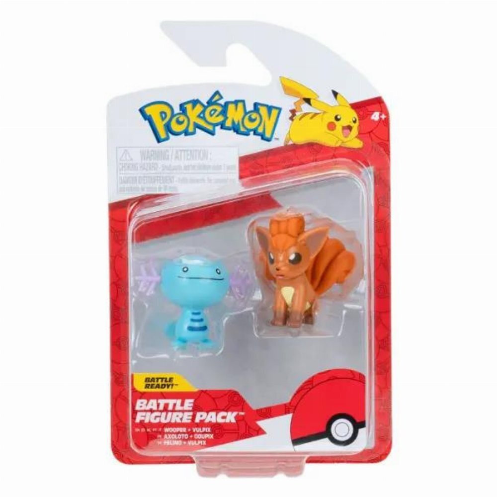 Jazwares Pokemon Wooper & Vulpix για 4+ Ετών JAZPKW3575 | Skroutz.gr