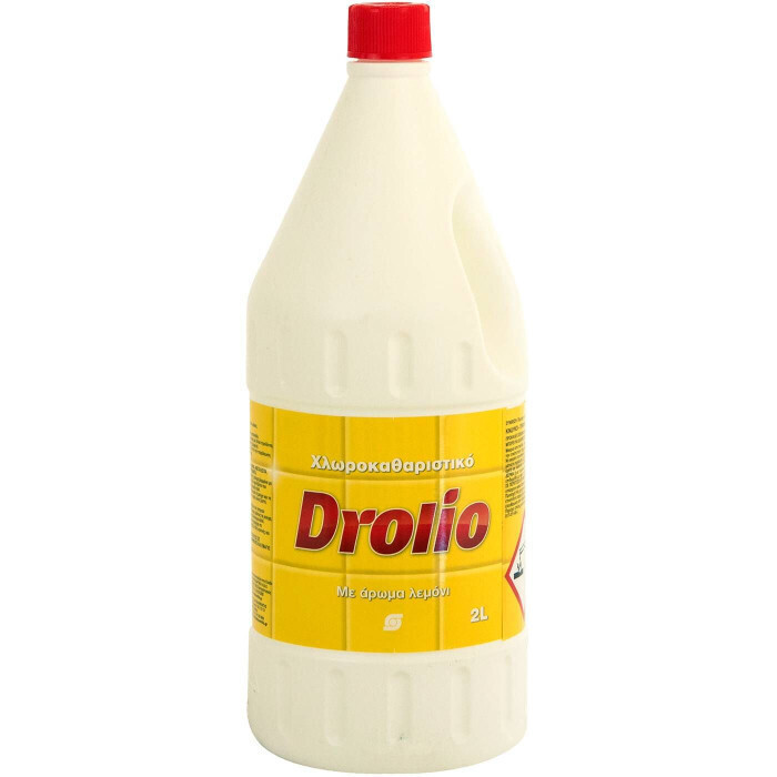 Drolio Χλωρίνη σε Υγρή Μορφή με Άρωμα Λεμόνι 2lt 51113 | Skroutz.gr