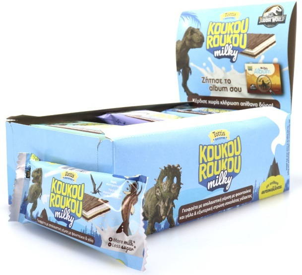 Κουκου Ρουκου Γκοφρετα 20x25gr Milky | Skroutz.gr
