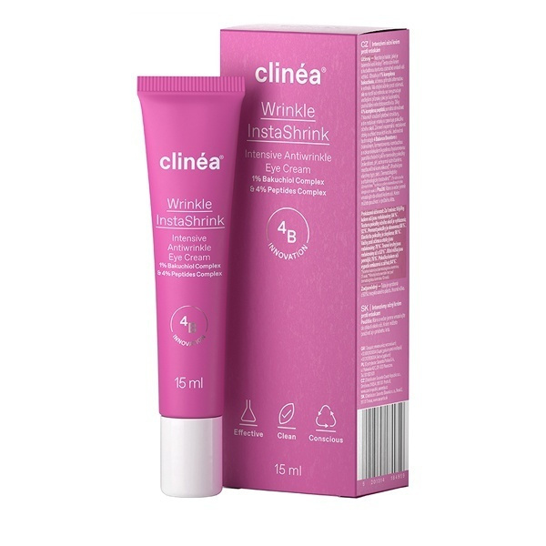 Clinea Wrinkle InstaShrink Αντιγηραντική & Συσφικτική Κρέμα Ματιών κατά ...
