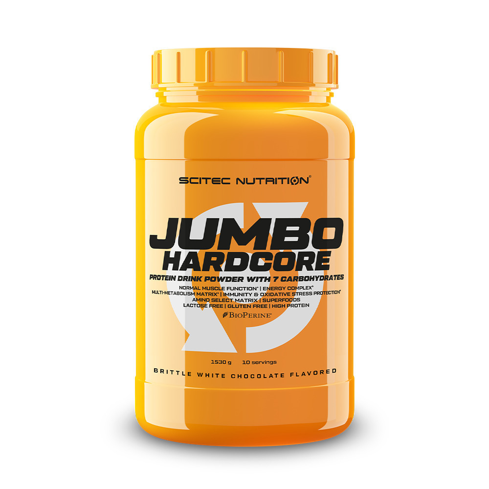 Scitec Nutrition Jumbo Hardcore με Κρεατίνη Χωρίς Γλουτένη & Λακτόζη με Γεύση Brittle White ...
