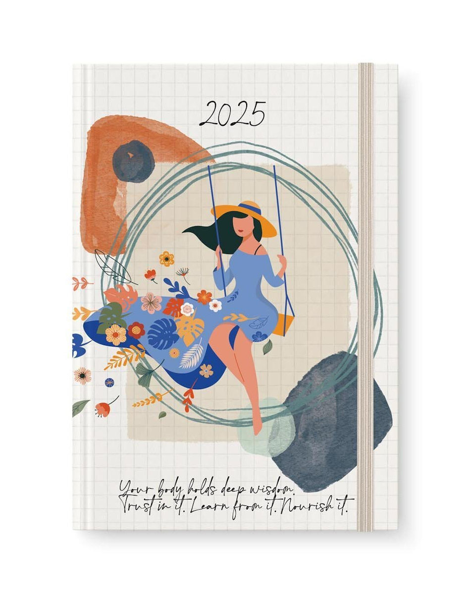 Λιναρδάτος Wellness Ημερήσιο Planner 2025 Λευκό | Skroutz.gr