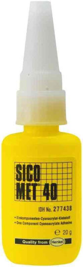 Henkel Υγρή Κόλλα Στιγμής Sicomet 40 20gr | Skroutz.gr