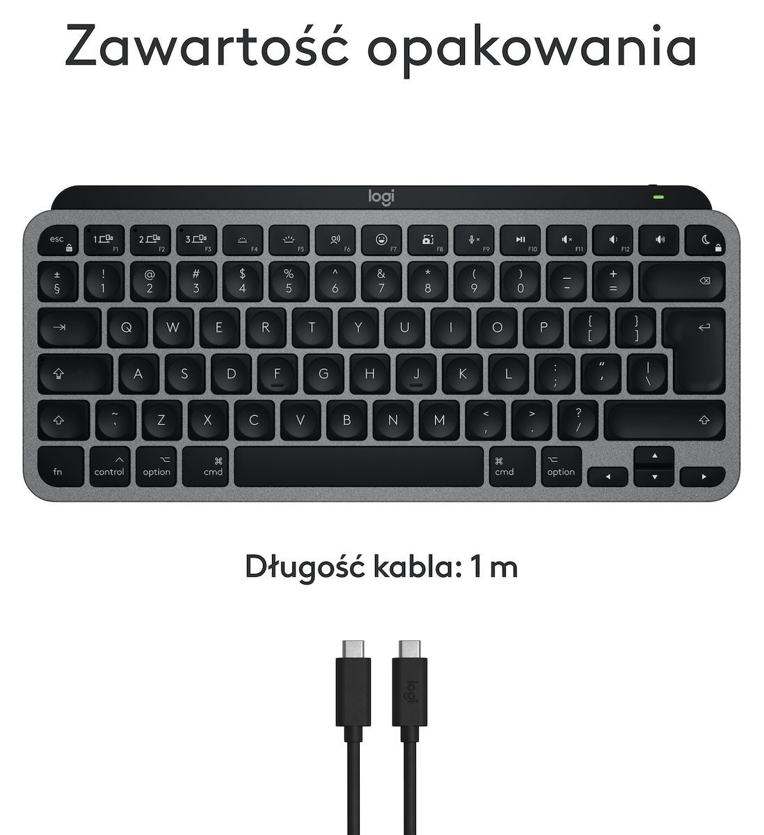Logitech Mx Keys S Mini Ασύρματο Bluetooth Πληκτρολόγιο Αγγλικό US ...