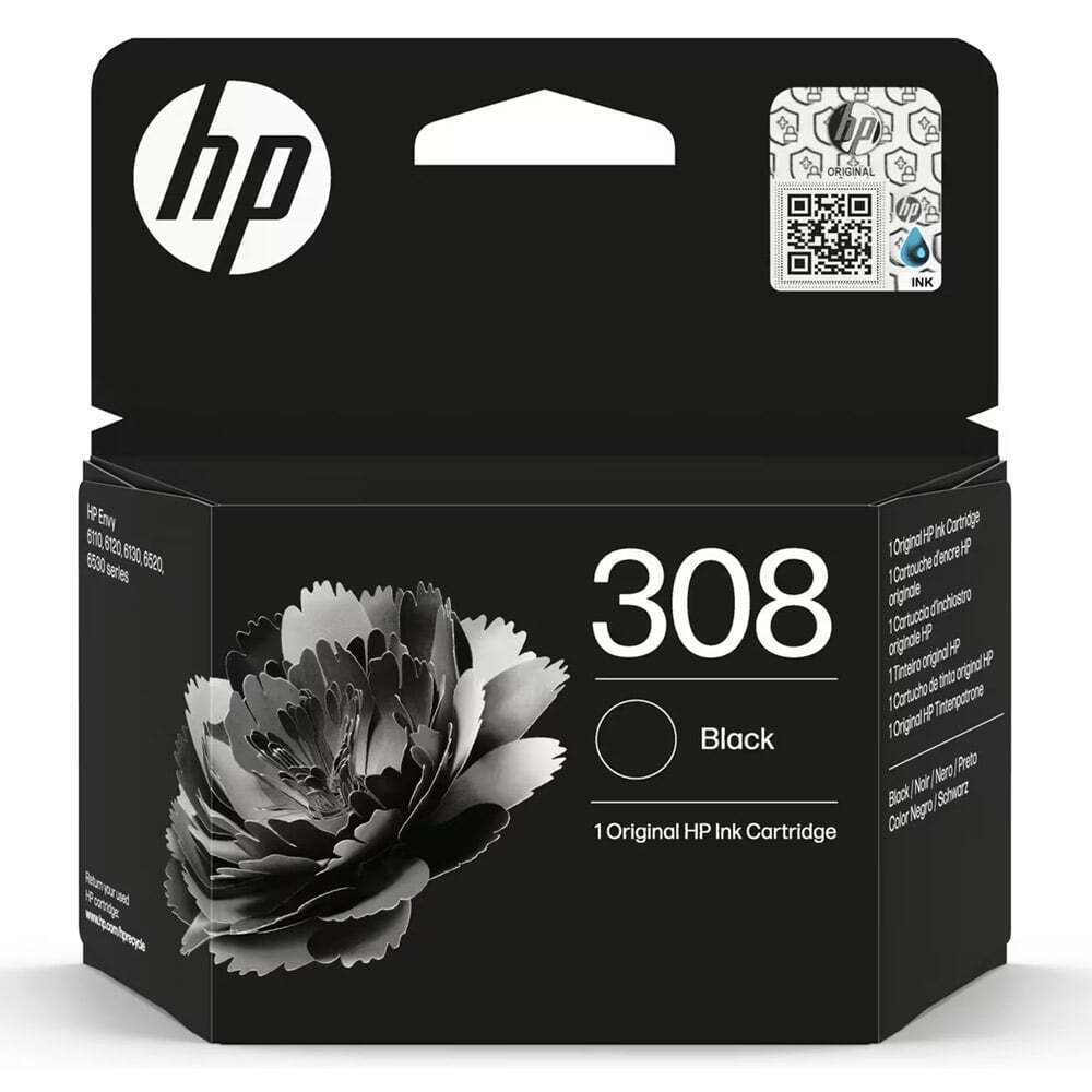 HP 308 Γνήσιο Μελάνι Εκτυπωτή InkJet Μαύρο (7FP21UE) | Skroutz.gr