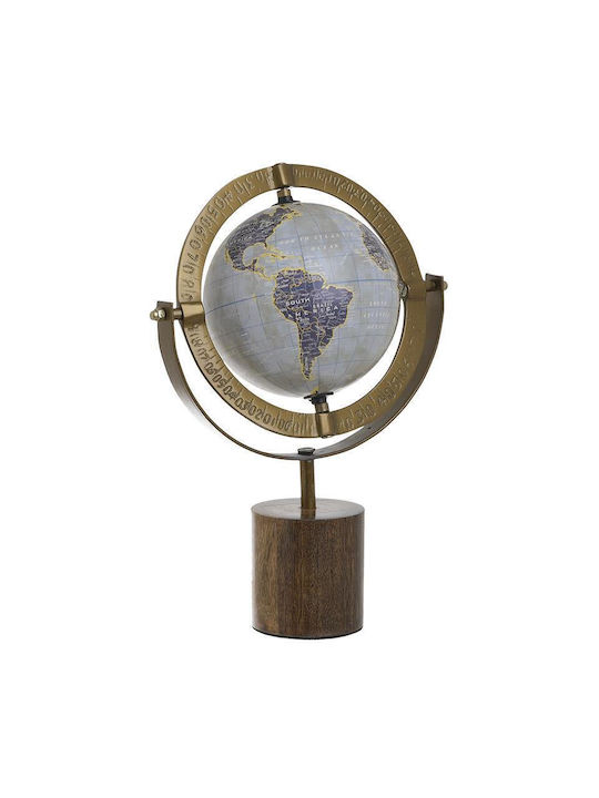 La Belle Maison Υδρόγειος Σφαίρα με Διάμετρο 23εκ. και Ύψος 30εκ. Χρυσό ...