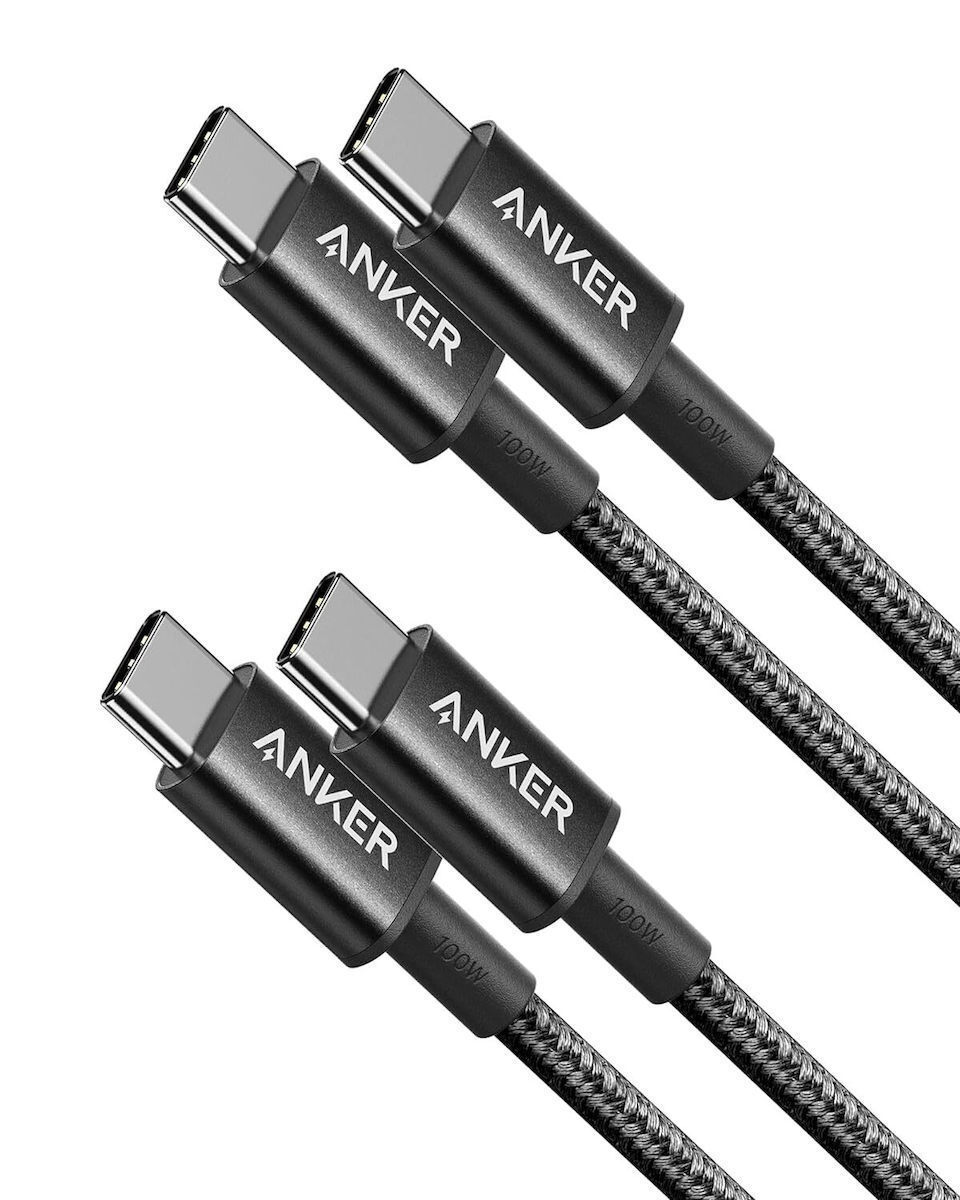 Anker Braided USB 2.0 Cable USB-C male - USB-C 100W 1.8m (B8757011 ...