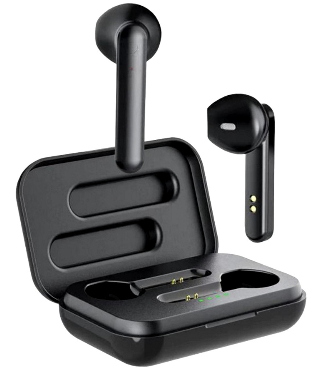 Pro Q3 Earbud Bluetooth Handsfree Ακουστικά με Θήκη Φόρτισης Μαύρα ...