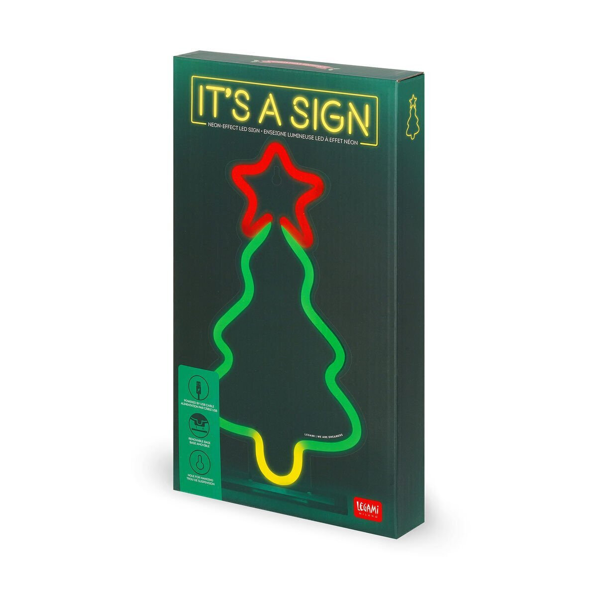 Neon-effect Led Sign It's A Sign Xmas Tree Leg Nel0001 | Skroutz.gr