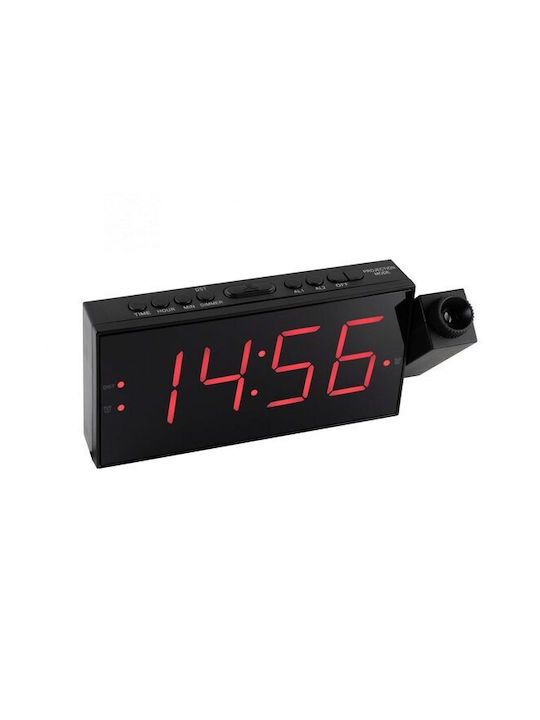 Decorative Clock Digital Led Alarm Clock Projection 202 X 90 X 52 Mm ...