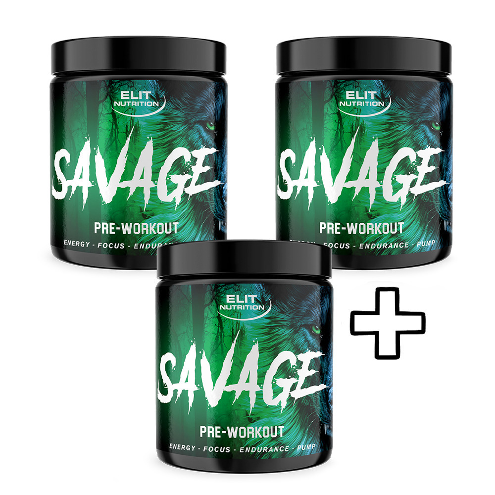 Elit Nutrition Savage Pre Workout 300g Bubblegum & Elit Nutrition ...