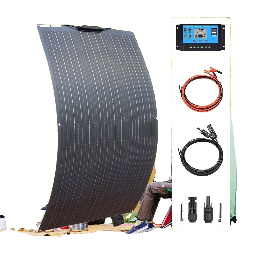 Flexible Solar Panel Kit High Efficiency 100w Versatile Installation ...