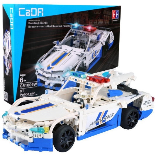 Cada Technical Blocks 430 Pcs Remote-controlled Police Car Ages 6 ...