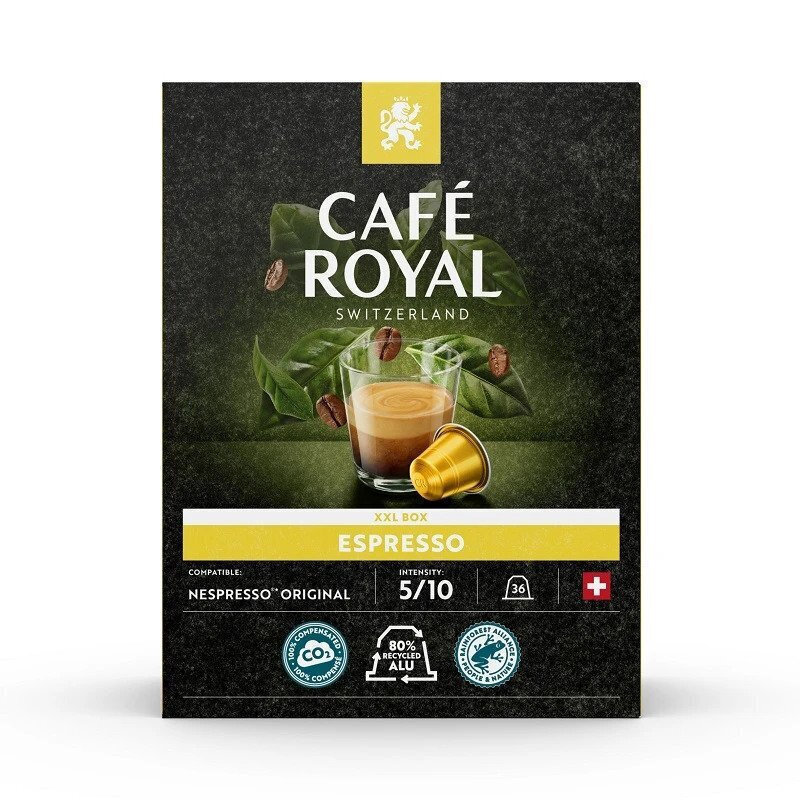 Cafe Royal Κάψουλες Espresso Συμβατές με Μηχανή Nespresso 36caps | Skroutz.gr