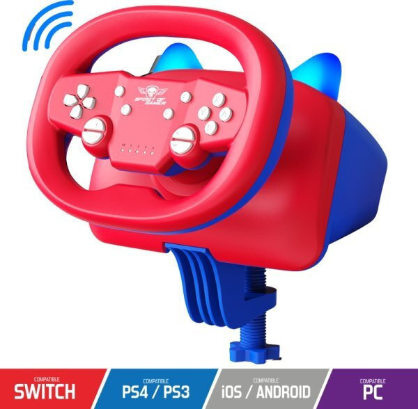 Spirit of Gamer Race Wheel Air Dark Ασύρματη Τιμονιέρα για PC / PS3 ...