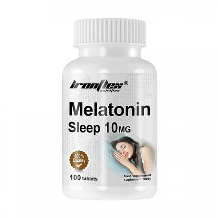 Ironflex Nutrition Melatonin 10mg Συμπλήρωμα για τον Ύπνο 100 ταμπλέτες ...