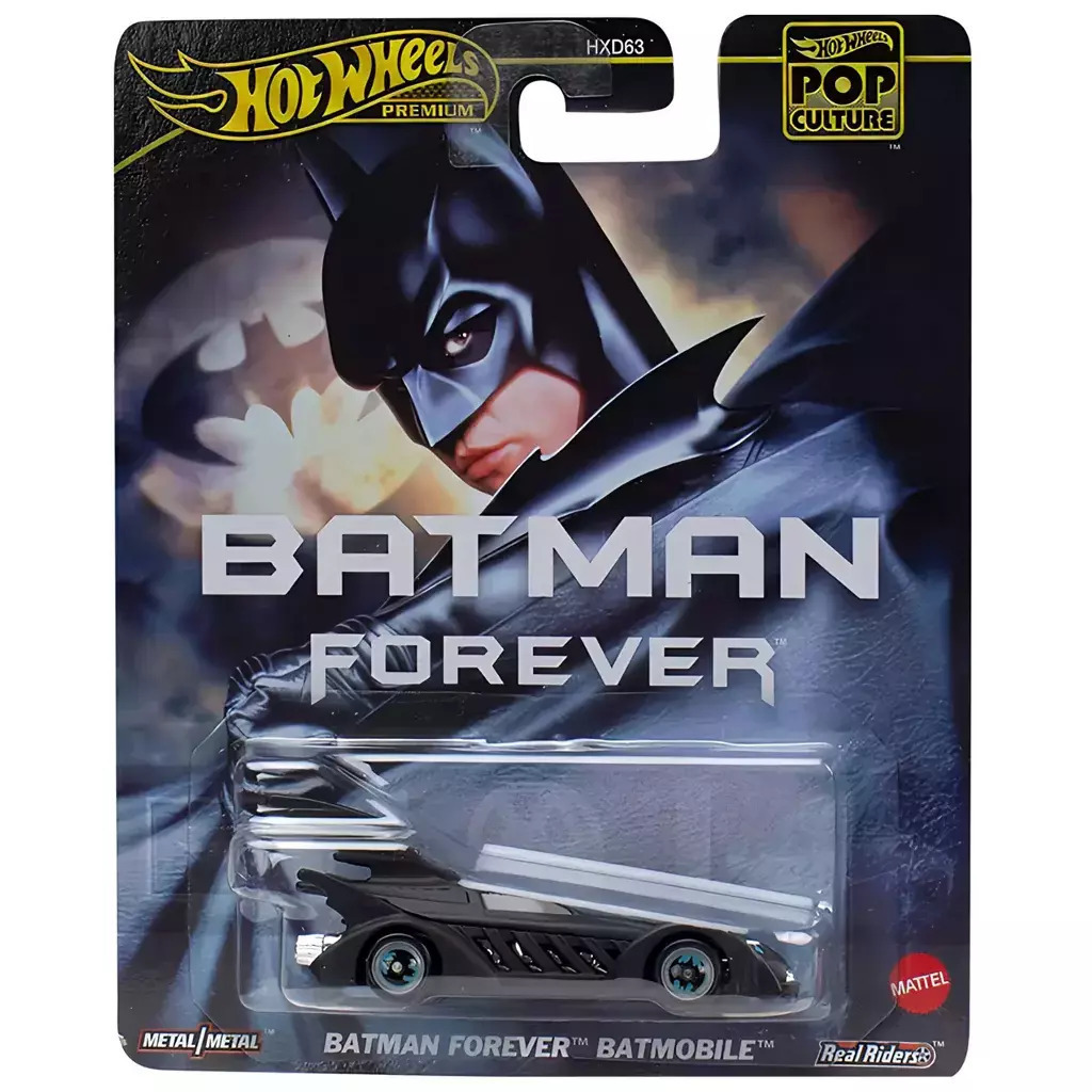 Hot Wheels Αυτοκινητάκι Premium Batman Forever Batmobile για 3+ ετών ...