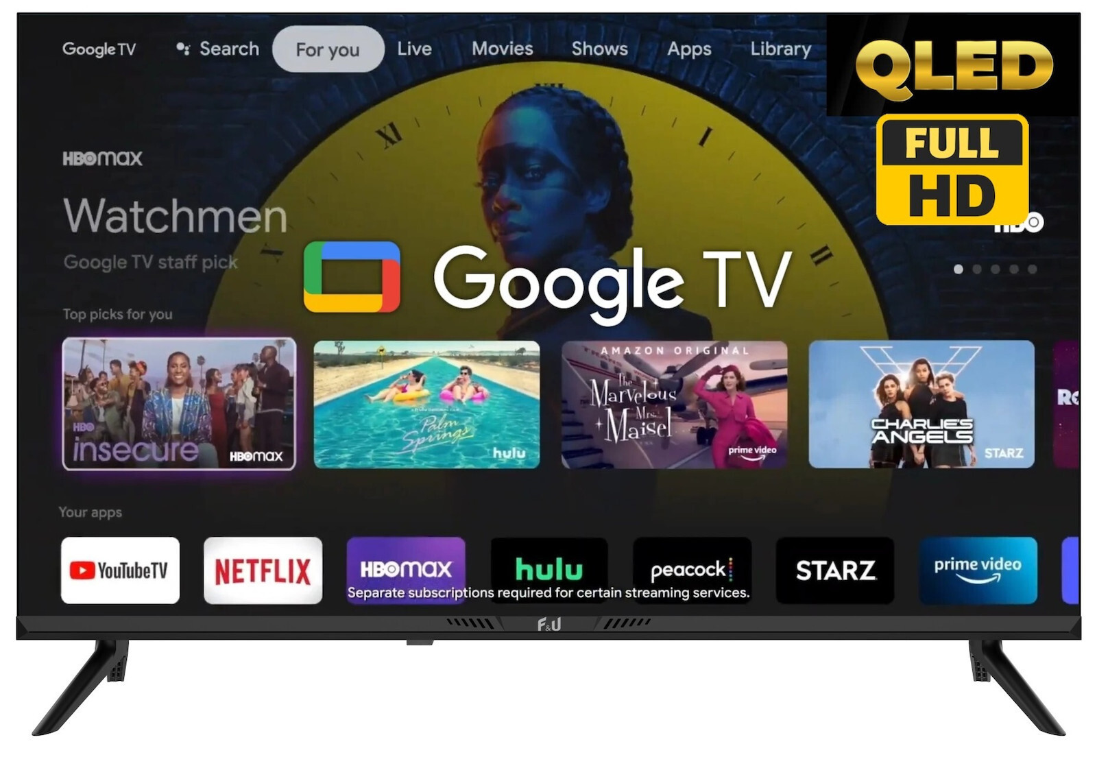 F&U Smart Τηλεόραση 32" Full HD QLED FLG32141QL HDR (2024) | Skroutz.gr