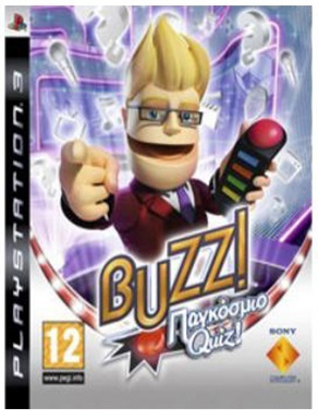 Μουσικό Κουιζ (Ελληνικά) μαζι με 4 ΕΝΣΥΡΜΑΤΑ buzzers PS3 Game (Used ...