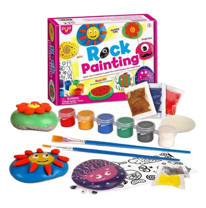 Educational Creative Diy Complete Stone Painting Kit Consisting A Stone ...