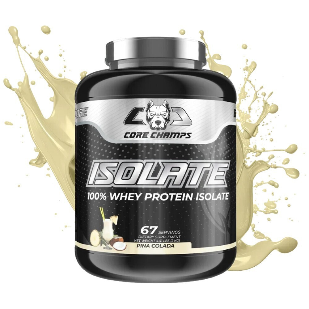 Core Champs 100% Whey Isolate Proteină din Zer cu Aromă de Pina Colada 2kg | Skroutz.ro