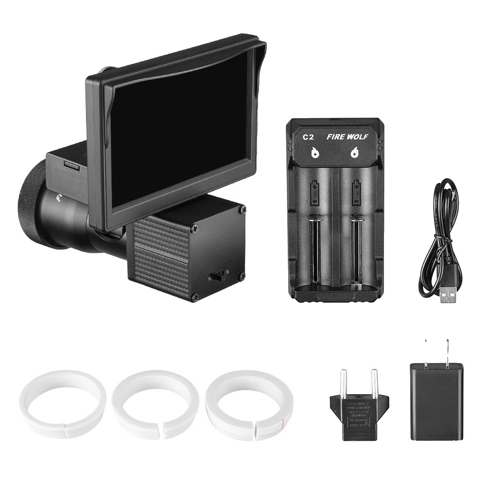 Night Vision Scope 50 Inch Display Infrared Illuminator Charger ...