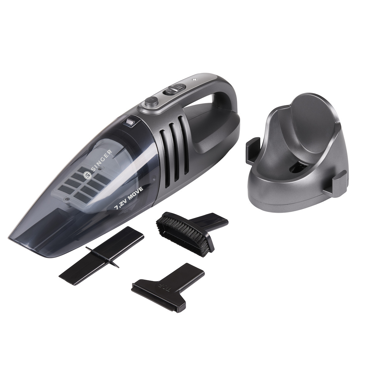 Singer Move HVC-720 Επαναφορτιζόμενο Σκουπάκι Χειρός 7.2V Γκρι | Skroutz.gr