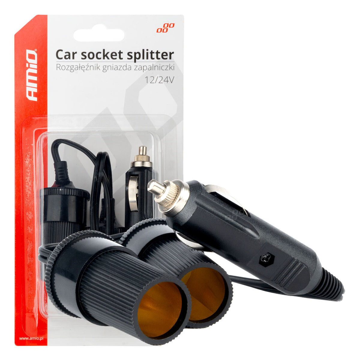 AMiO Αντάπτορας Αναπτήρα Αυτοκινήτου 12V - 24V | Skroutz.gr